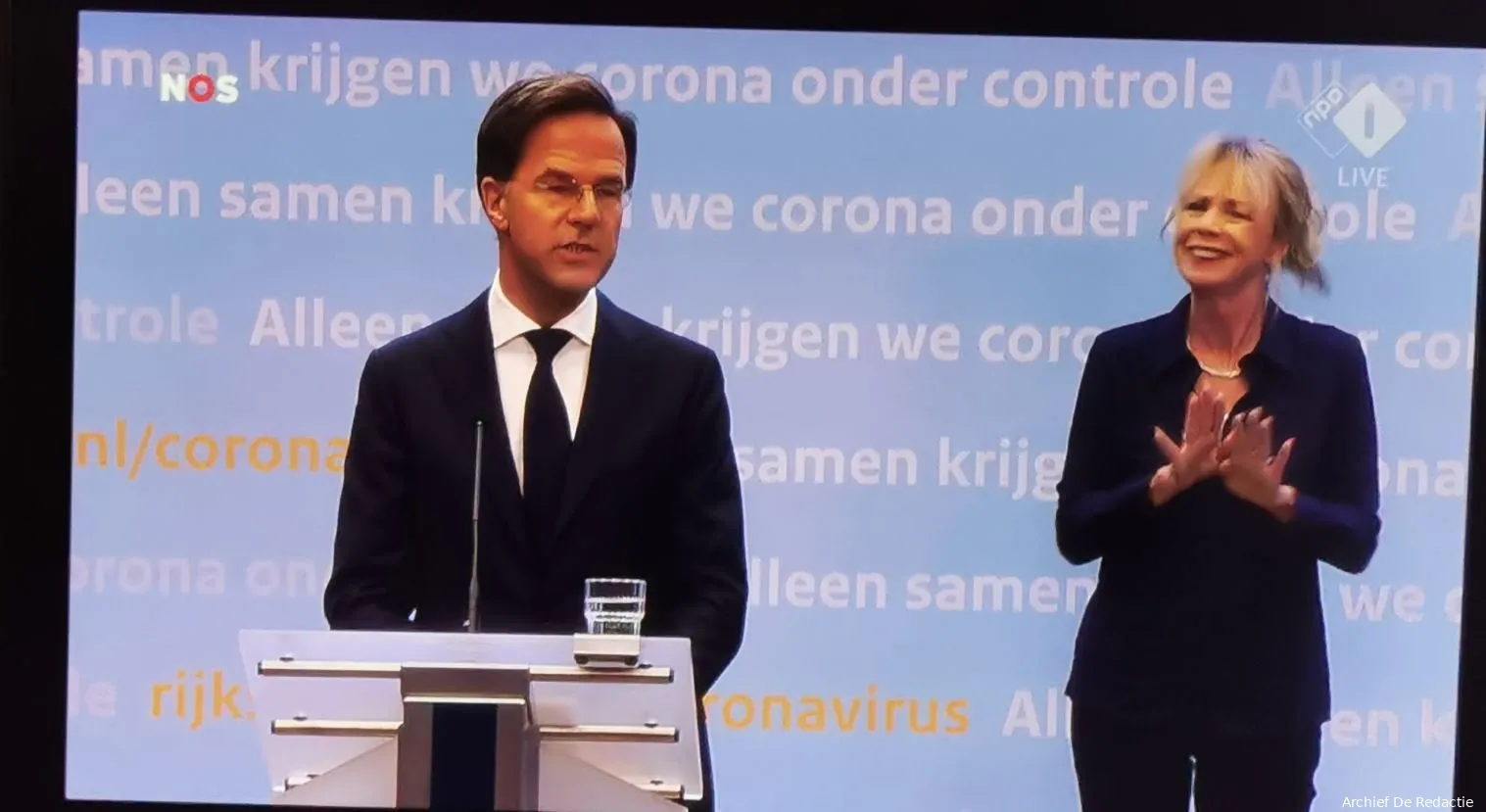 Rutte en De Jonge geven persconferentie over besmettingscijfers Rutte en De Jonge geven persconferentie over besmettingscijfers